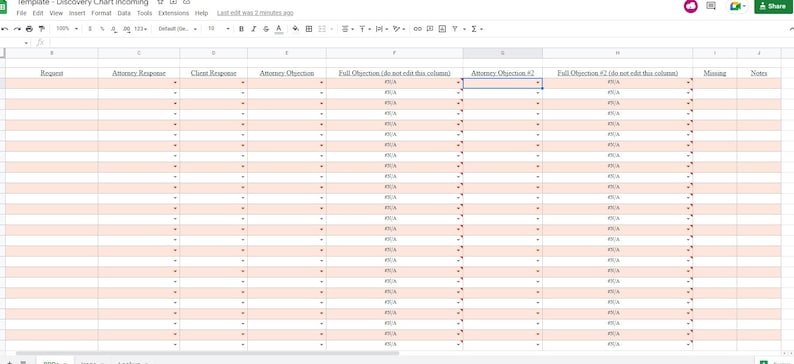 Discovery Chart Google Sheets + Excel - Etsy