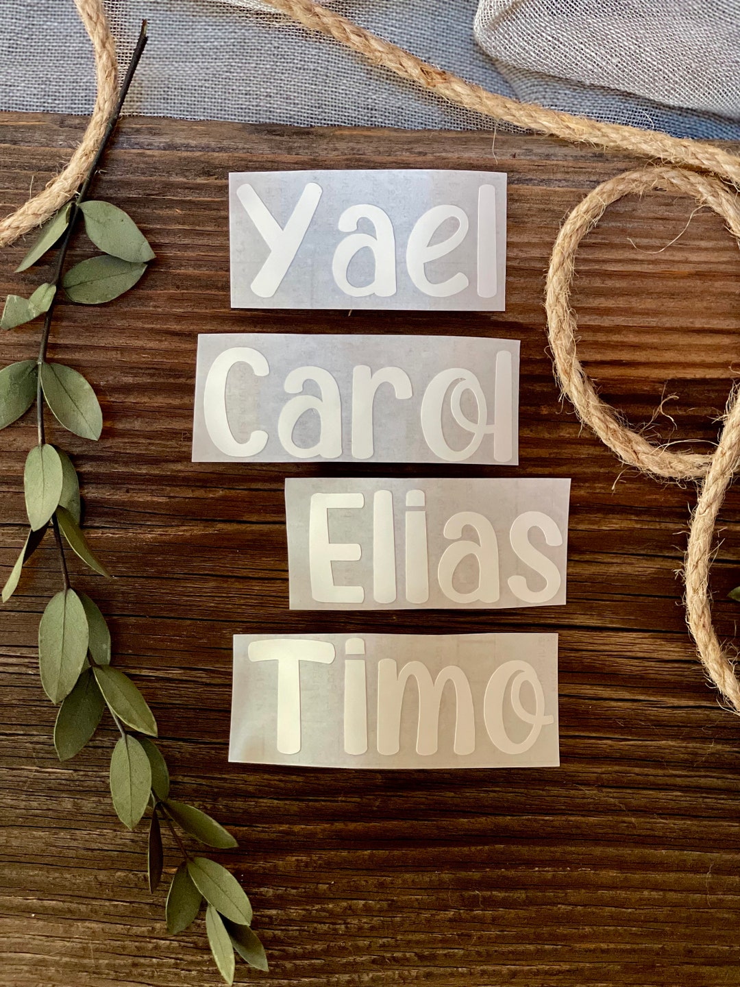 Customizable Vinyl Stickers/decals font 23 - Etsy