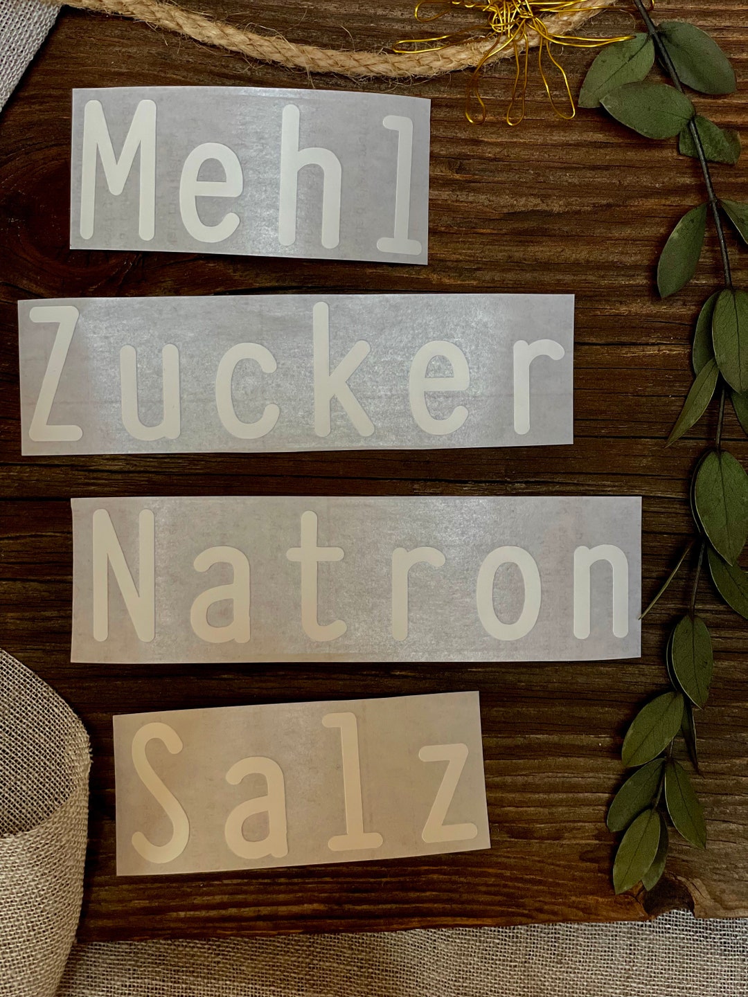 Customizable Vinyl Stickers (font 40) - Etsy