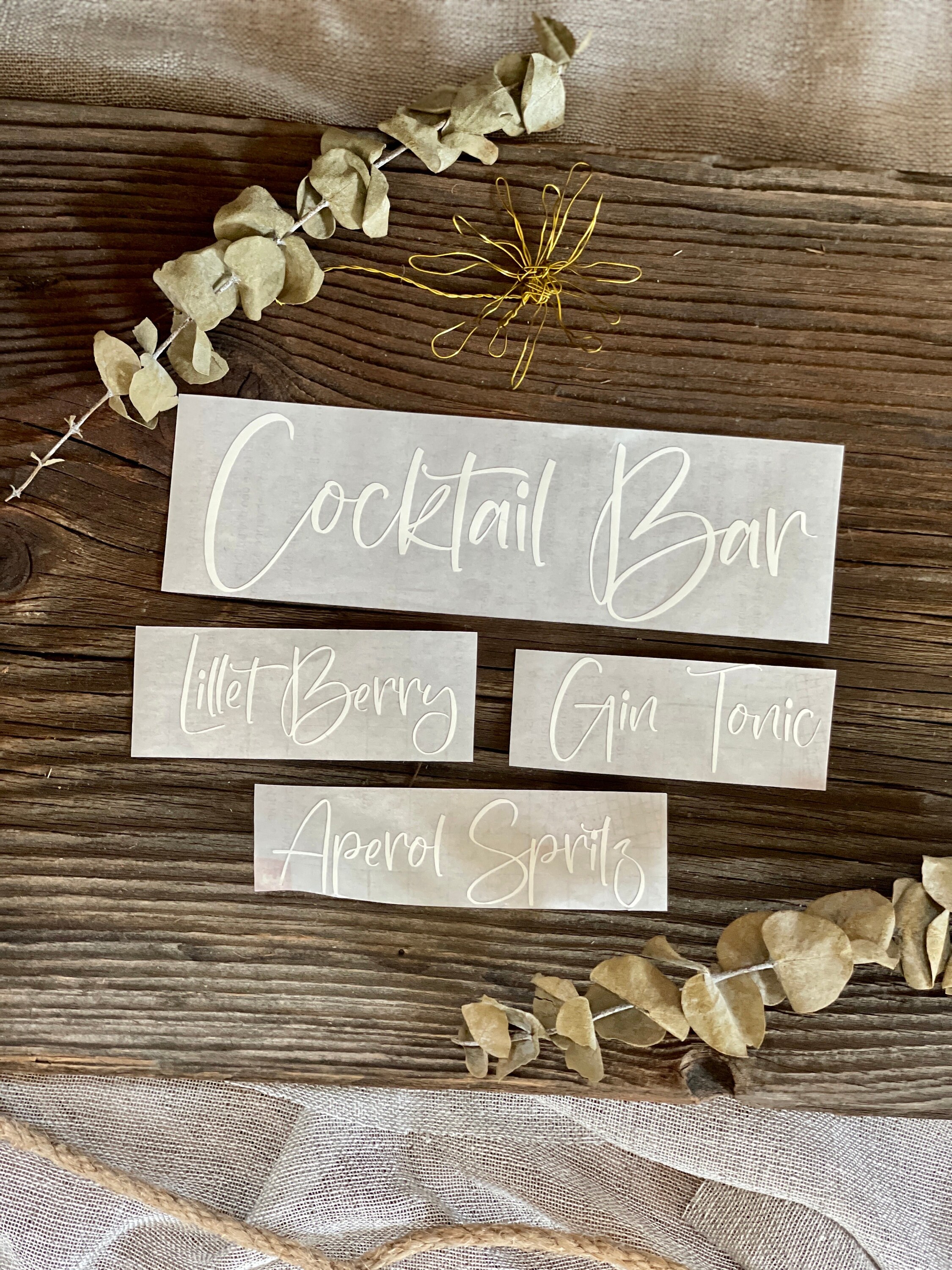 Personalizable Vinyl Stickers/decals font 11 - Etsy