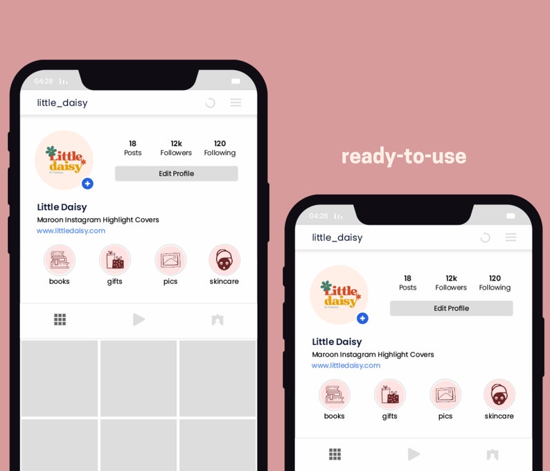 50 Maroon Instagram Highlight Covers Instagram Story Highlight Covers ...