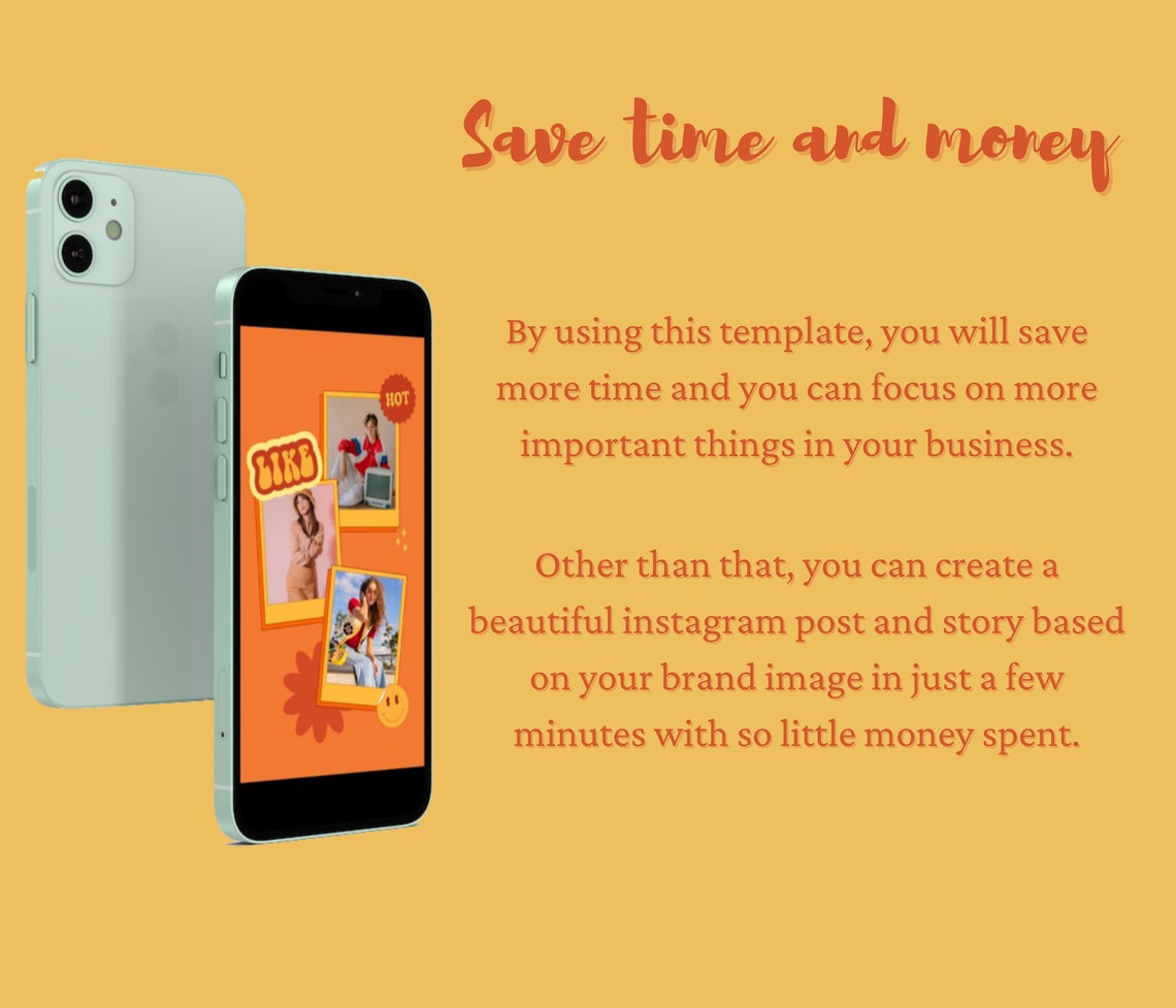 90 Instagram Post & Story Templates Canva Retro Instagram - Etsy