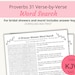 Set of Proverbs 31 Themed Printable Games and Activities for Bridal ...