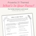 Proverbs 31 Themed "what's in Your Purse | Christian Bridal Shower Game ...