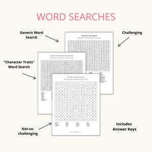 Set of Proverbs 31 Themed Printable Games and Activities for Bridal ...