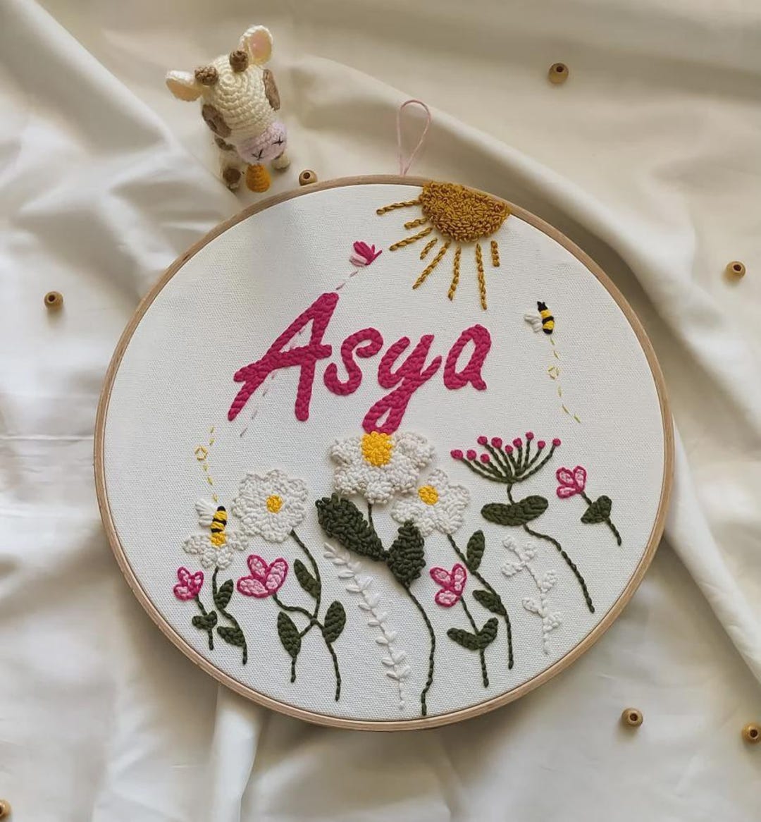 Personalized, Custom Hoop, Custom Wall Hangings, Wall Hangings, Wal ...