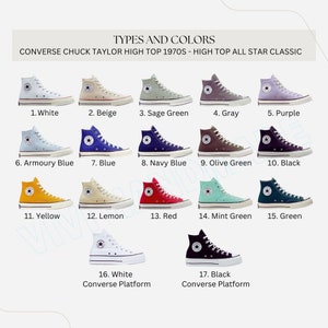 Custom Wedding Embroidered Converse Shoes – Personalized Bridal High ...