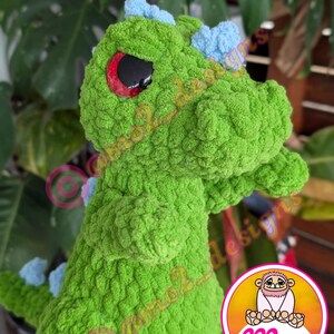 Reptar | T-rex Crochet Pattern | Amigurumi Pattern | Dinosaur ...