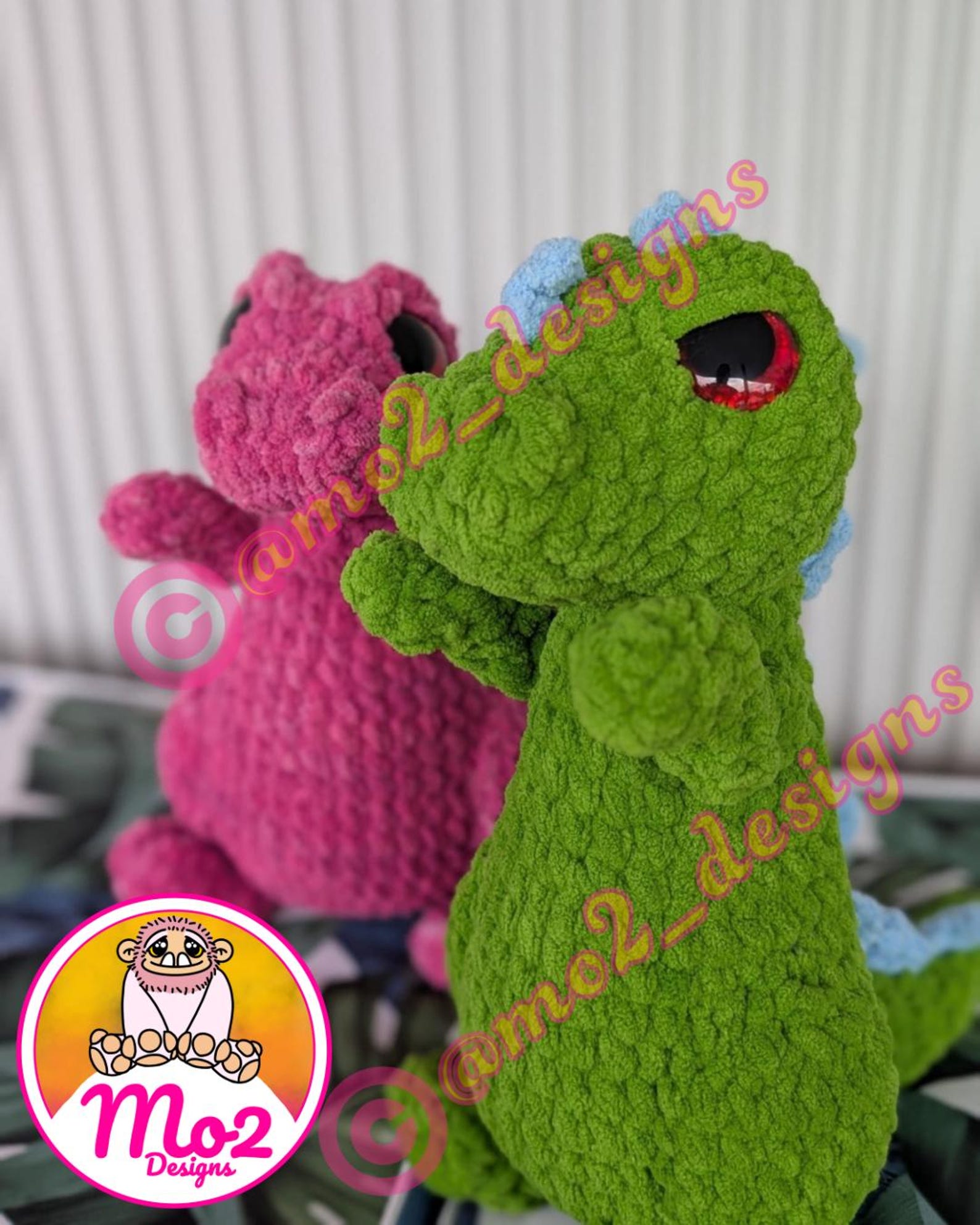Reptar | T-rex Crochet Pattern | Amigurumi Pattern | Dinosaur ...