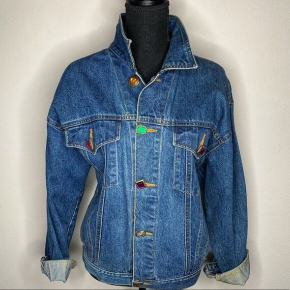 Rare Vintage 70s Limited Jean Jeans Jacket With Sequined - Etsy