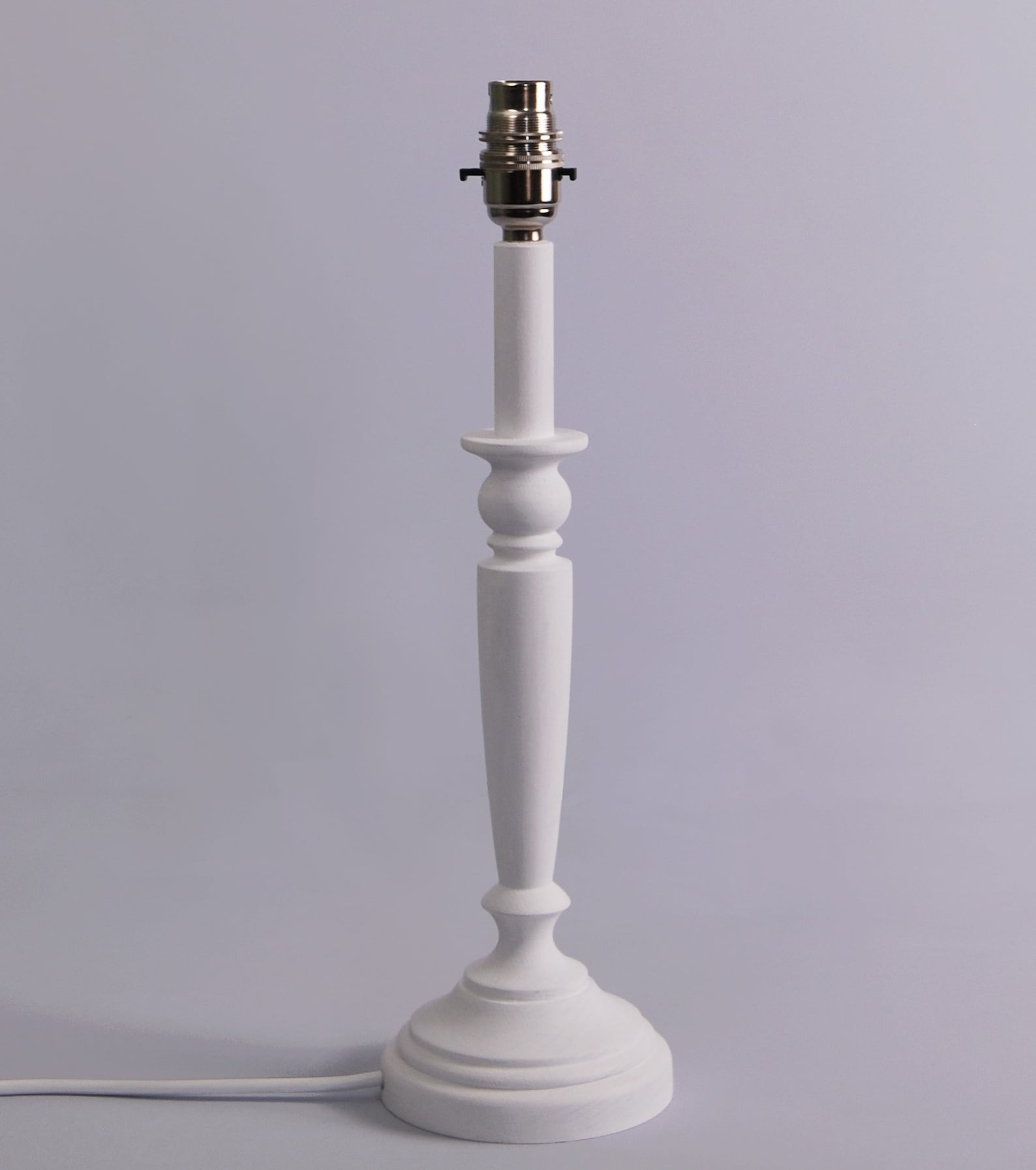 Painted Candlestick Bedside Lamp Base. Solid Beech Original Design 34 1 ...