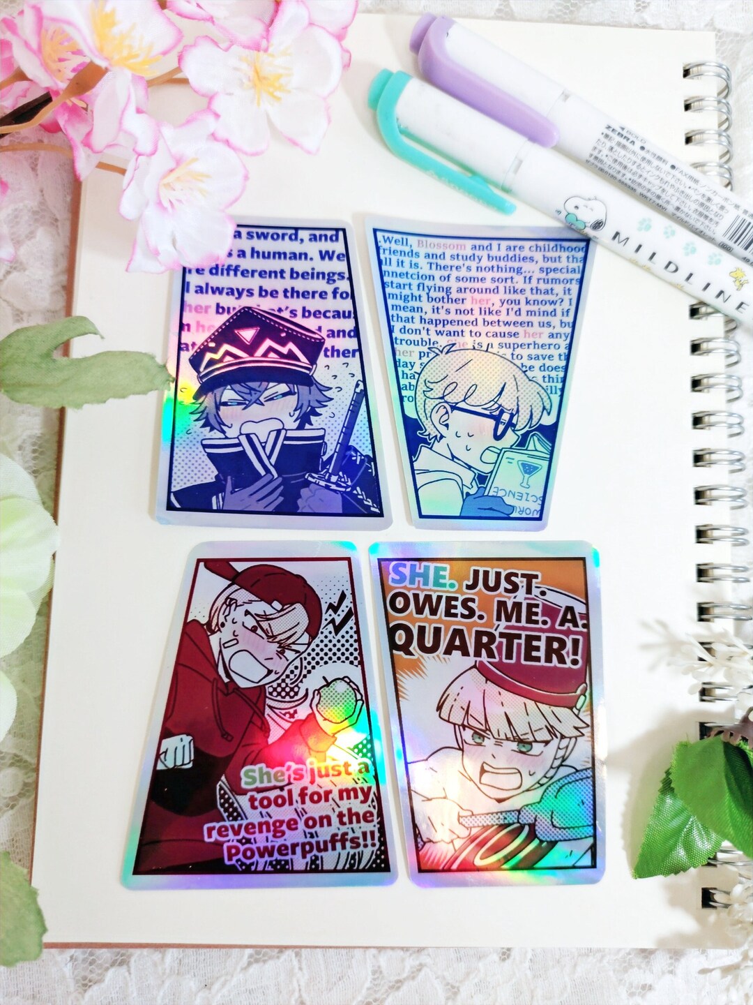 It's Not Like I Like Her! Sticker Set | Rowdyruff Boys | Dexter's Lab ...