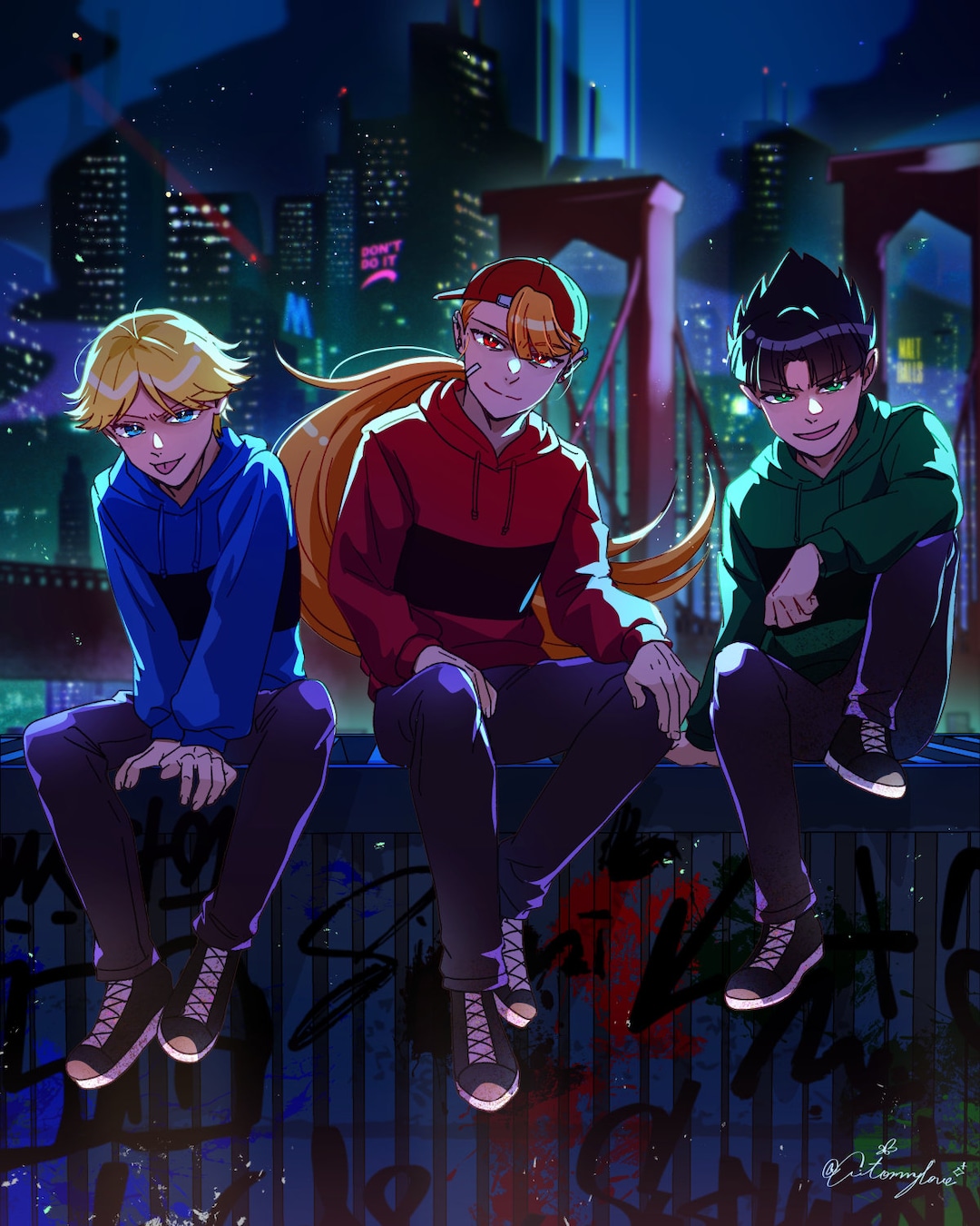 The Bad Boys Mini Prints | the Rowdyruff Boys | Powerpuff Girls | Art ...