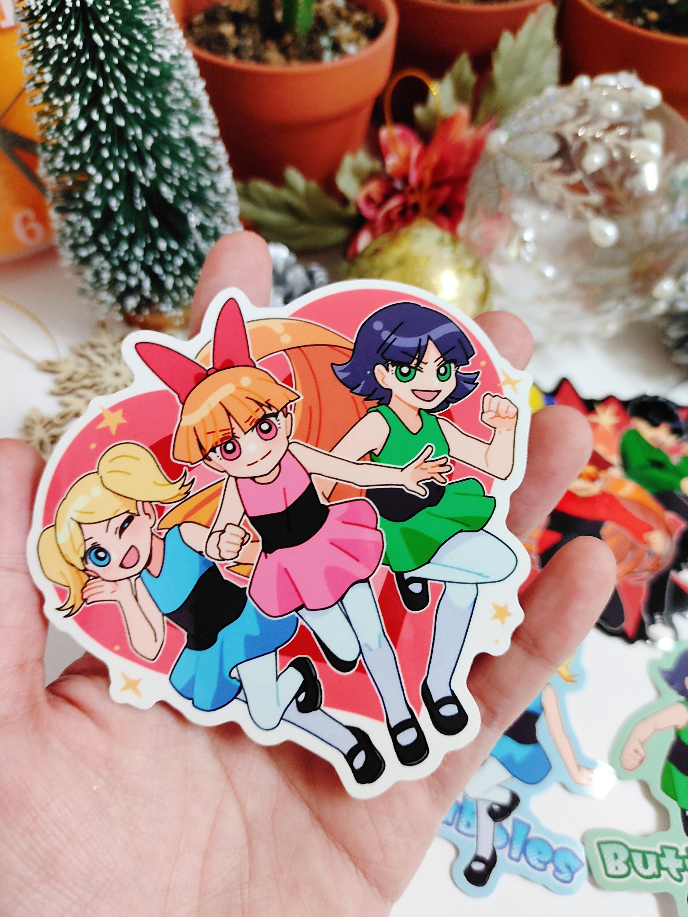4" Big Powerpuff Girls Vinyl Sticker | Powerpuff Girls Inspired ...