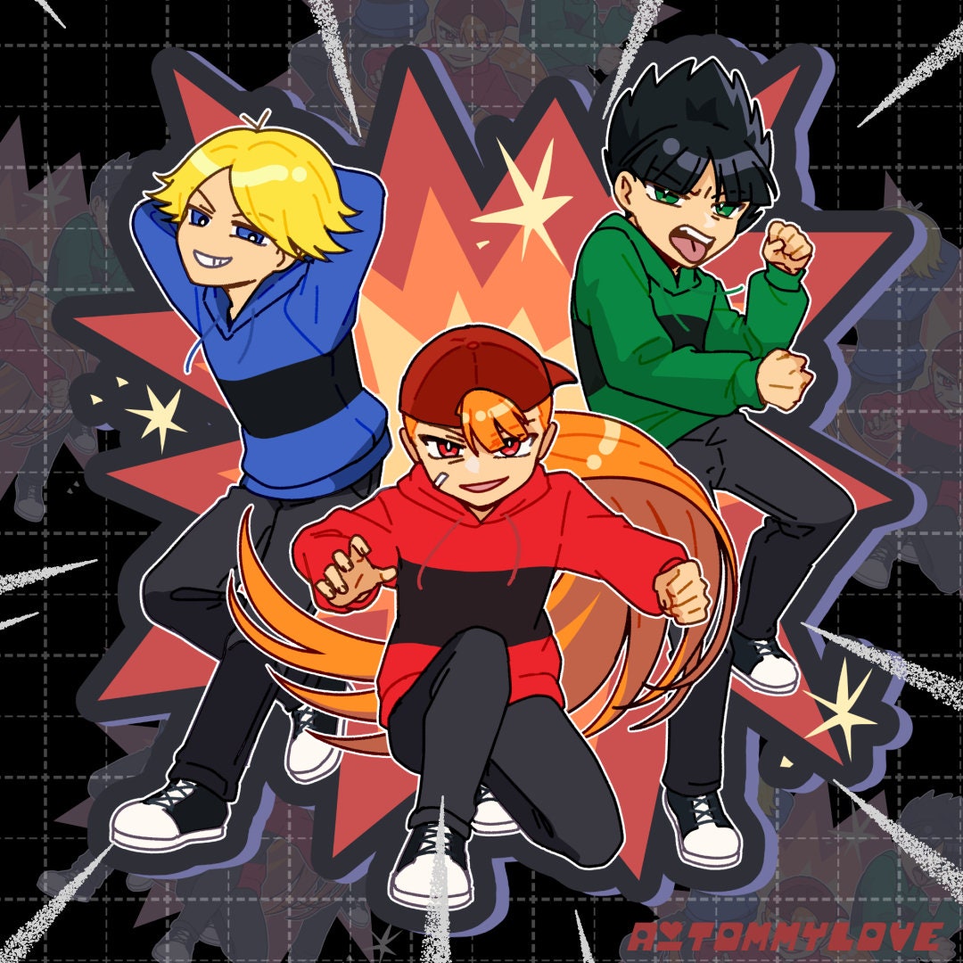 4" Big Rowdyruff Boys Vinyl Sticker | Cartoon Sticker | Laptop Sticker ...