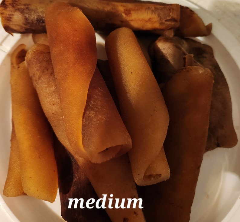 Ponmo/cowskin/kanda/wele/ponmo Ijebu/ 5pcs per Pack. Ships Dried. Free ...