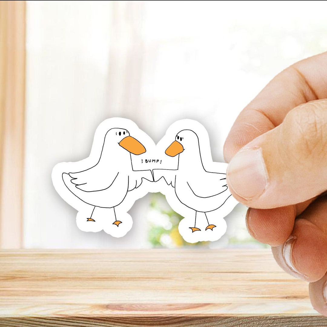Niedliche Gans Sticker Gans Meme Sticker EntenFreunde - Etsy.de