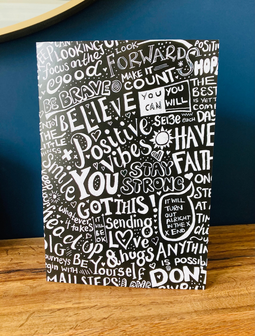 You Got This Card, Large Unique Motivational Pick Me Up, Free Delivery ...