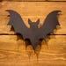 Vampire Bat Wood Cutout: Halloween DIY Craft, Wall Decor (9") - Etsy