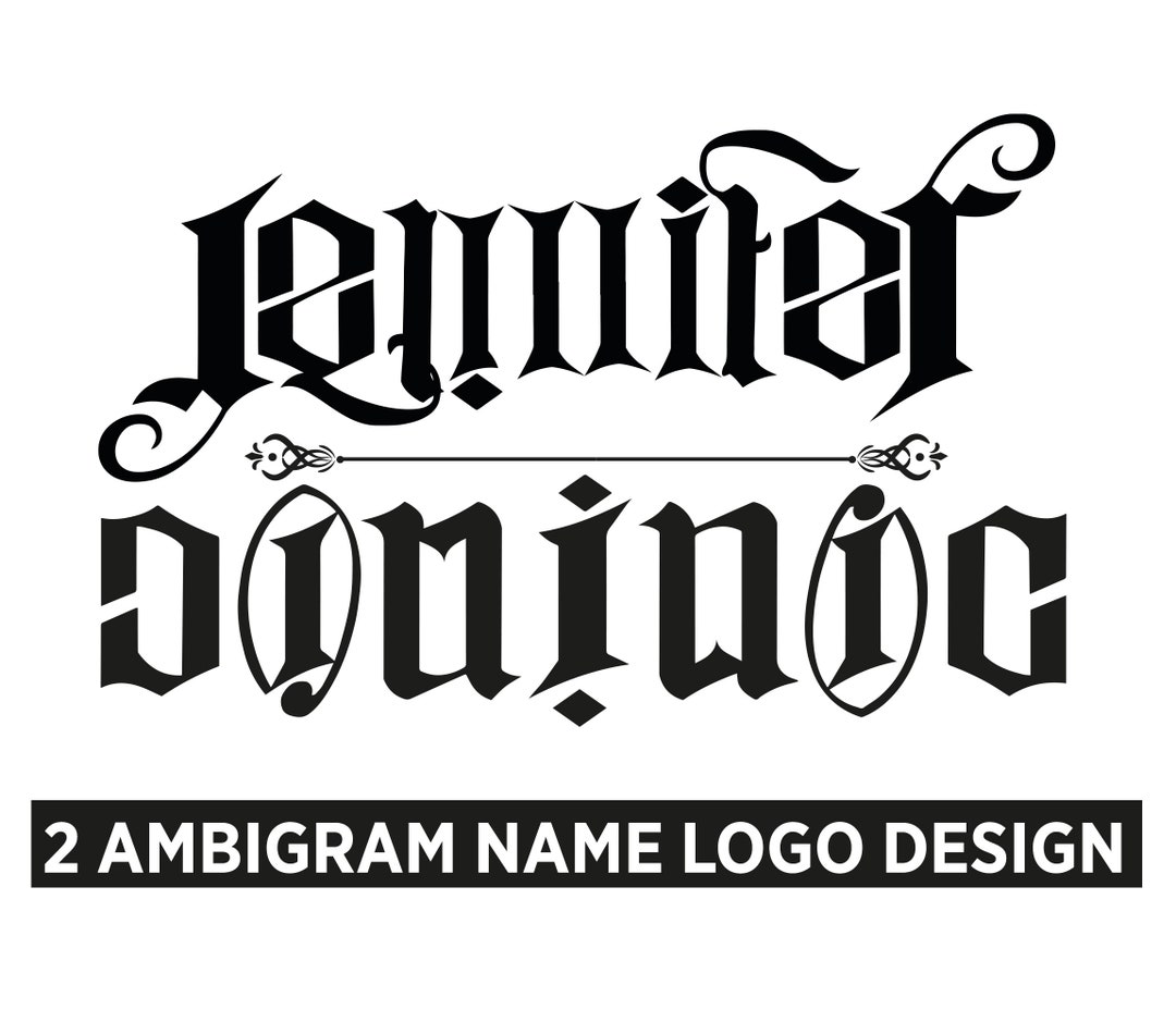 Ambigram Lettering Styles