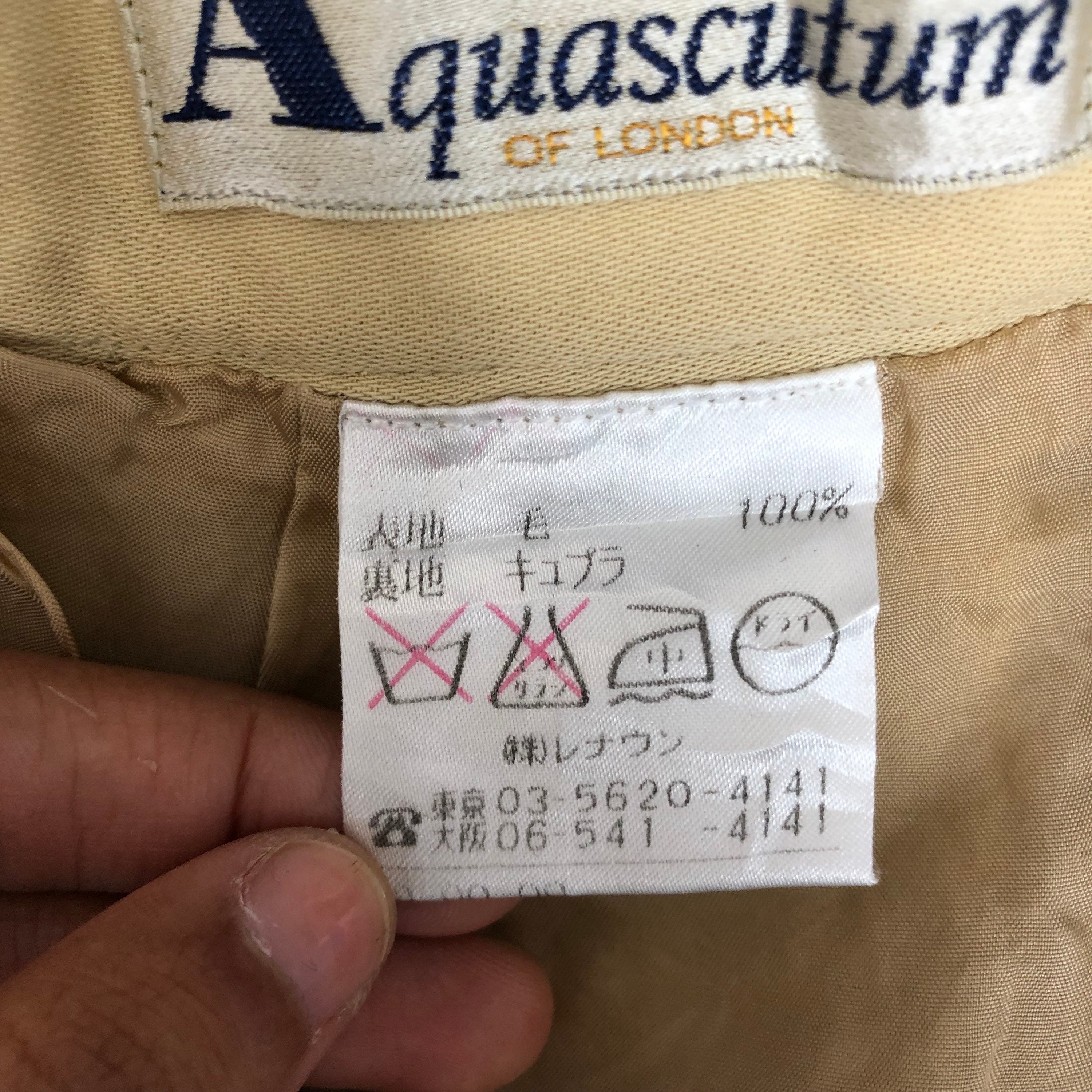 Aquascutum Vintage Labels