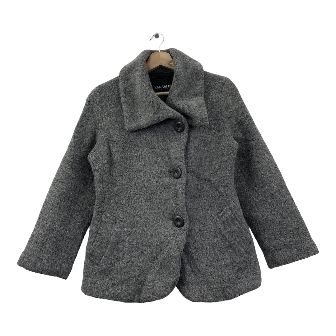 Japanese Brand KANSAI BIS COLLECTION Peacoat Wool Jacket - Etsy