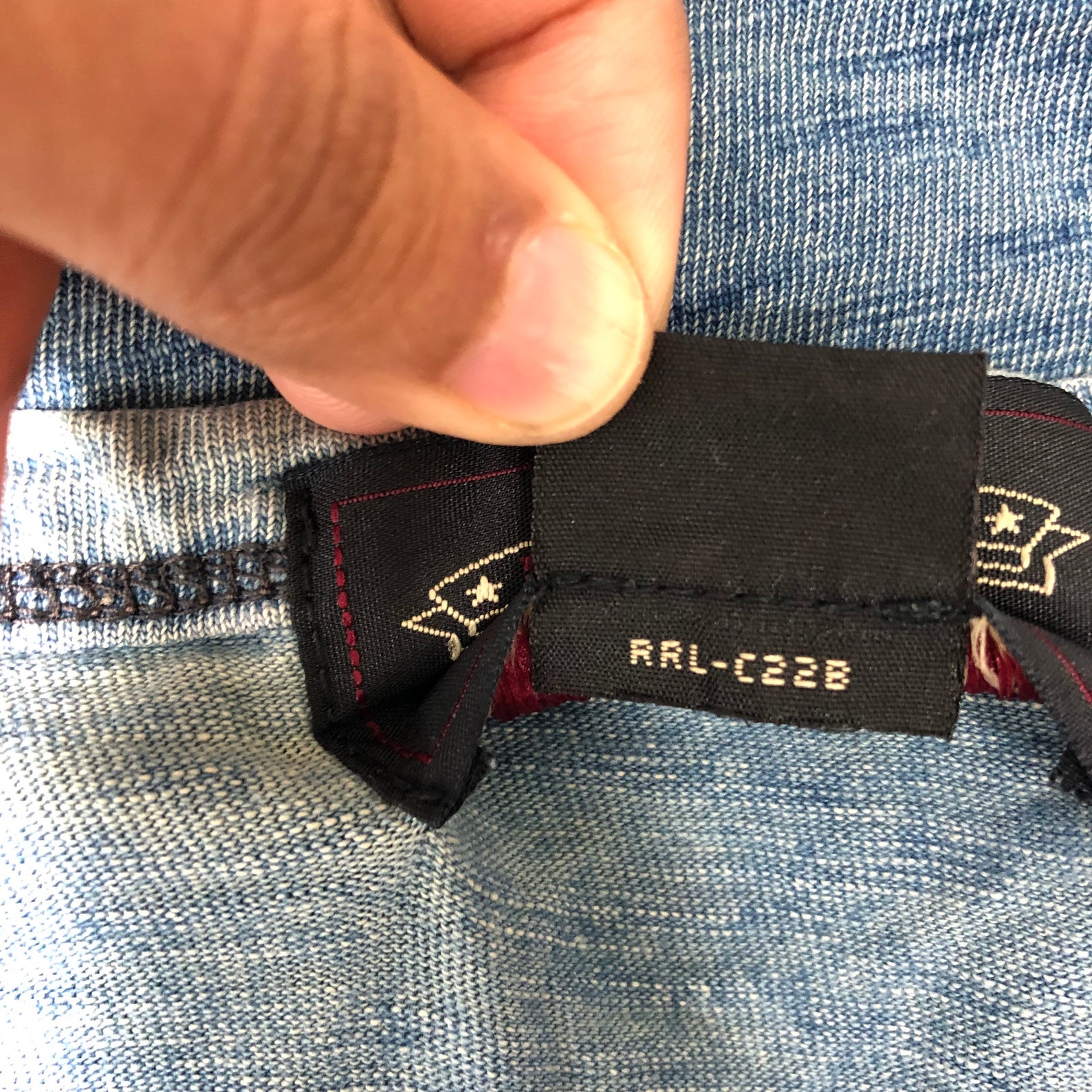 Vintage POLO RALPH LAUREN Double Rl Single Pocket T-shirt - Etsy