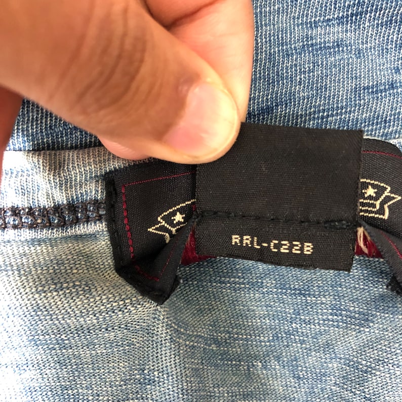 Vintage POLO RALPH LAUREN Double Rl Single Pocket T-shirt - Etsy