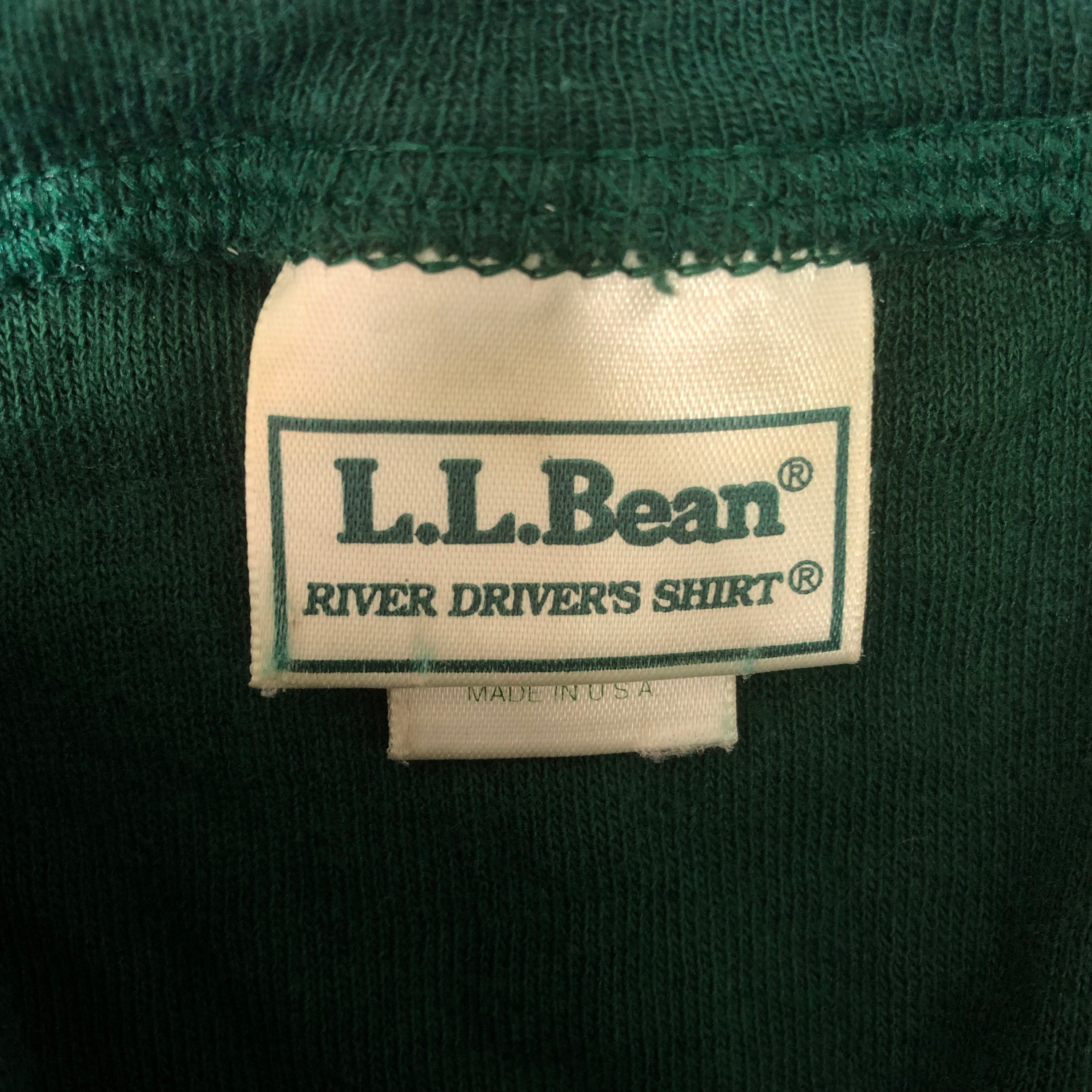 Vintage LL BEAN RIVER Drivers Shirt Longsleeve Jumper - Etsy