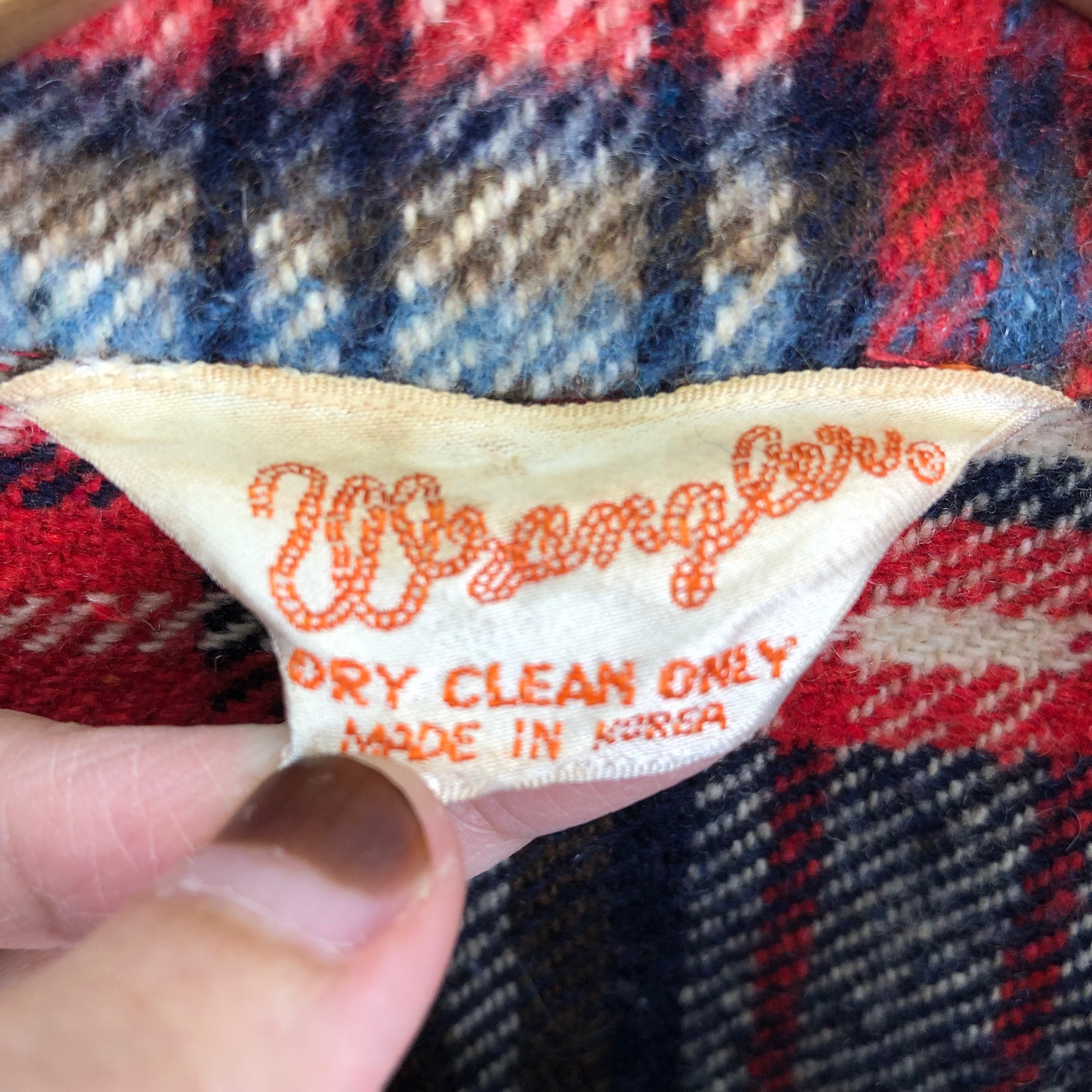 Vintage WRANGLER WESTERN CHECKERED Design Flannel Shirt - Etsy