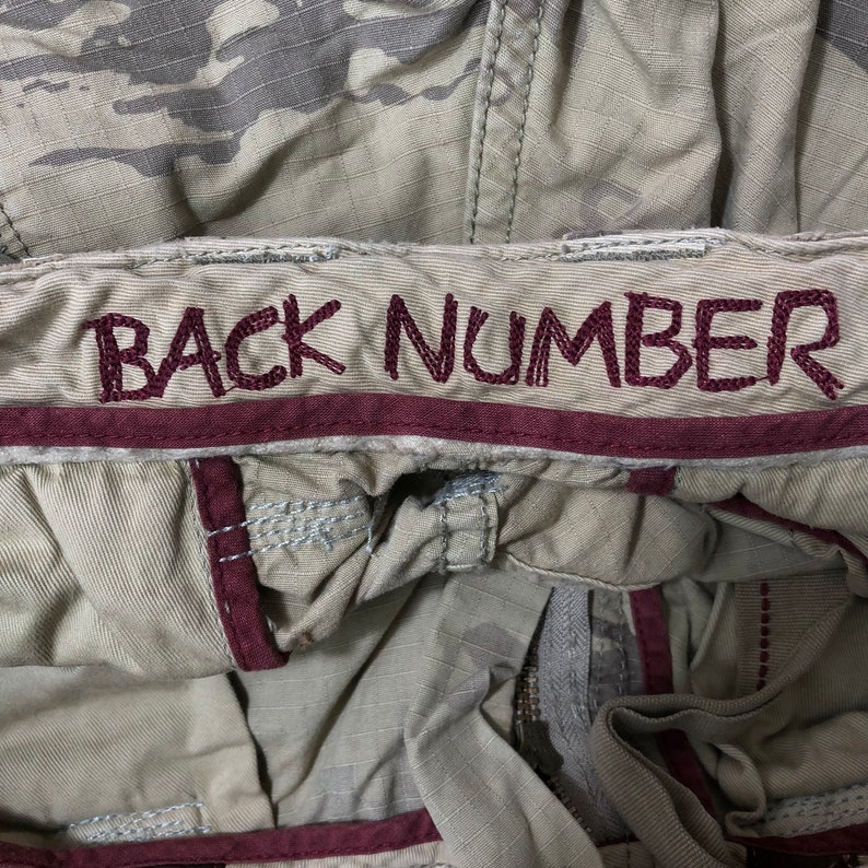Vintage BACK NUMBER ARMY Camo Tactical Multipocket Cargo Pant - Etsy