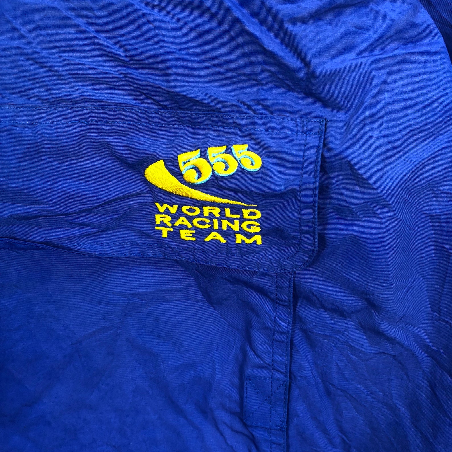 Vintage 555 WORLD RACING TEAM Single Kangaroo Pocket Windbreaker - Etsy
