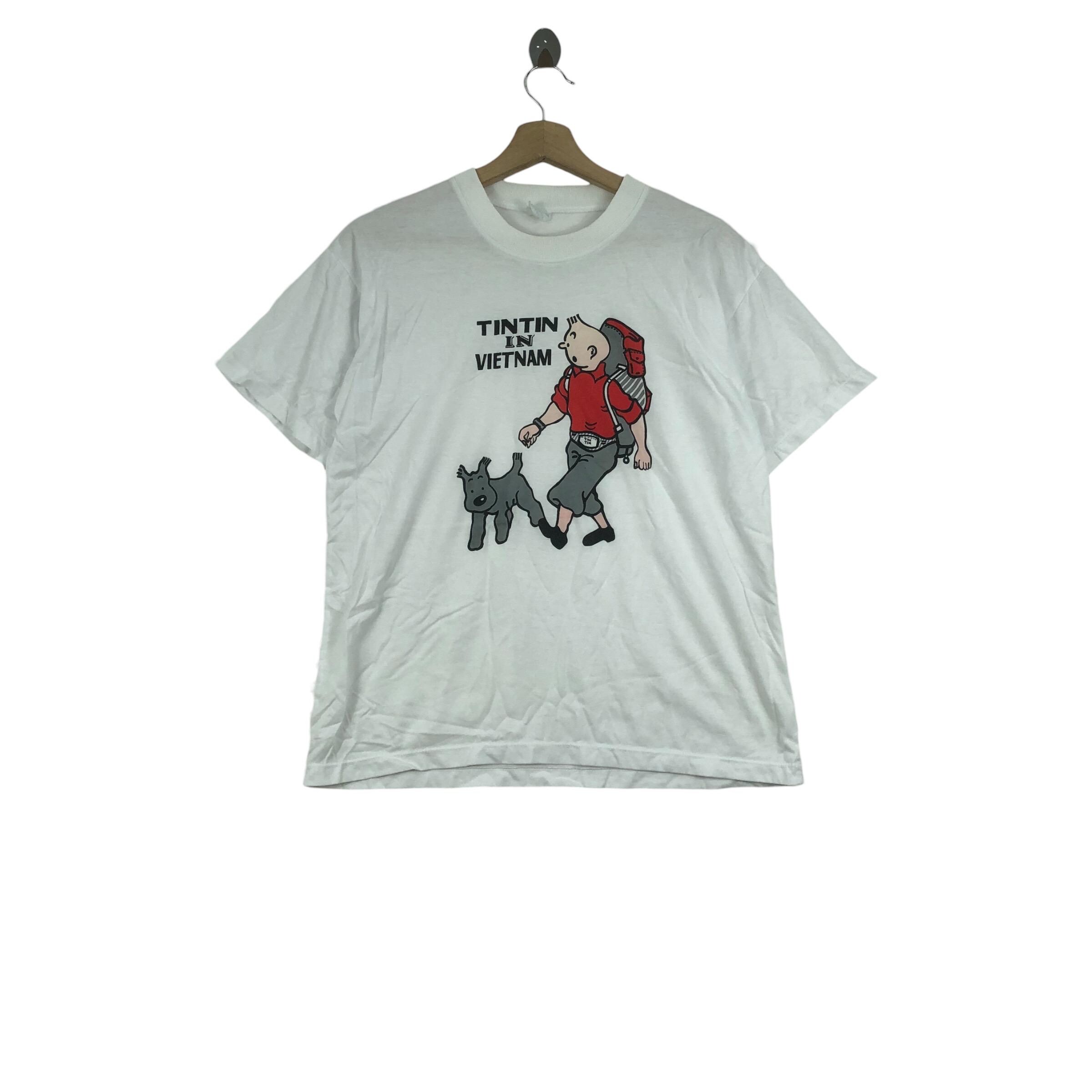 Tintin Shirt - Etsy Singapore Tintin Shirt - Etsy Singapore