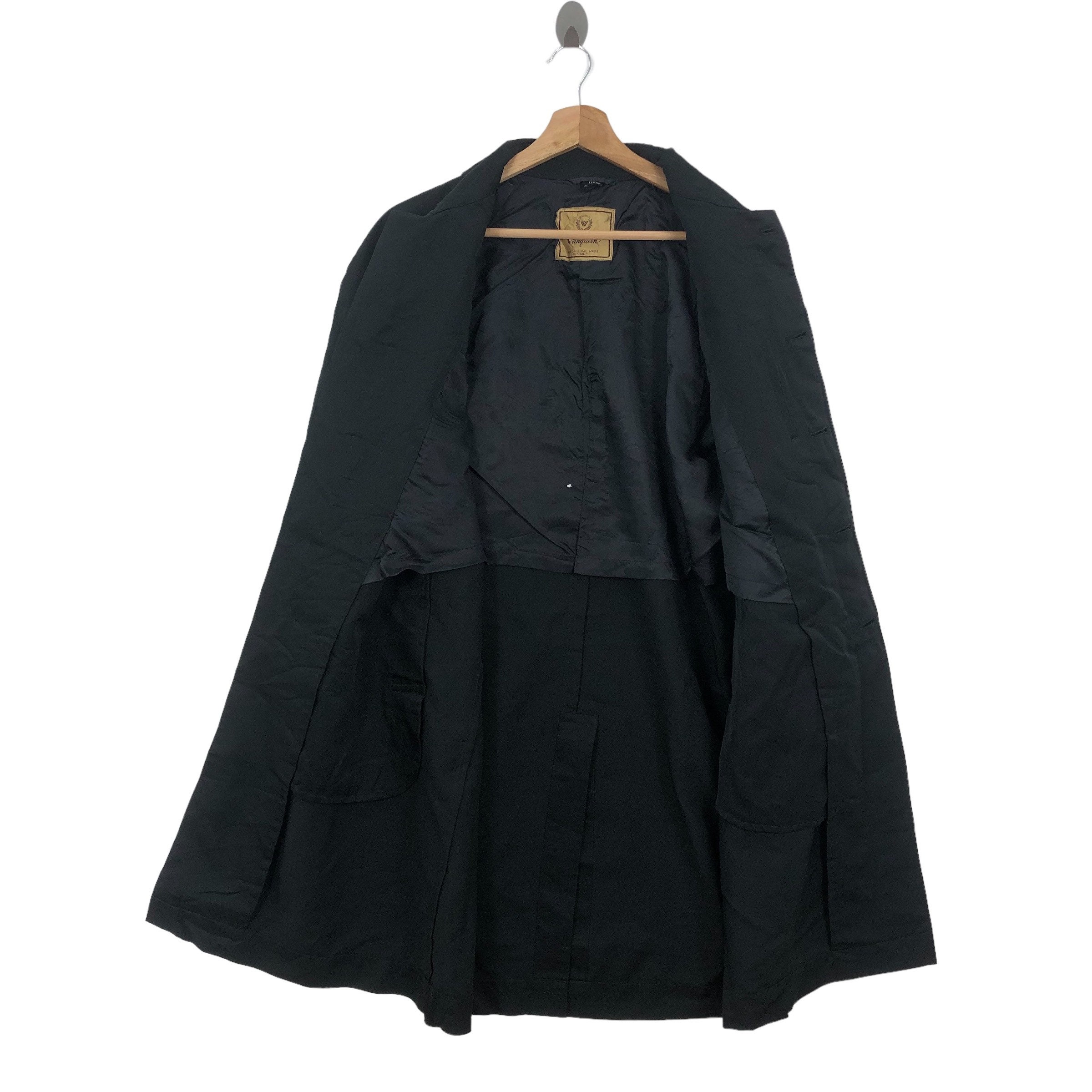 Japanese Designer VANQUISH JAPAN Long Trench Coat - Etsy