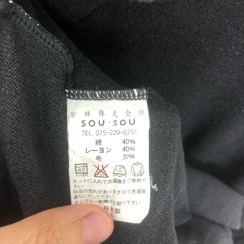 Japanese Brand SOU SOU JAPAN Rare Design Longsleeve Jumper - Etsy