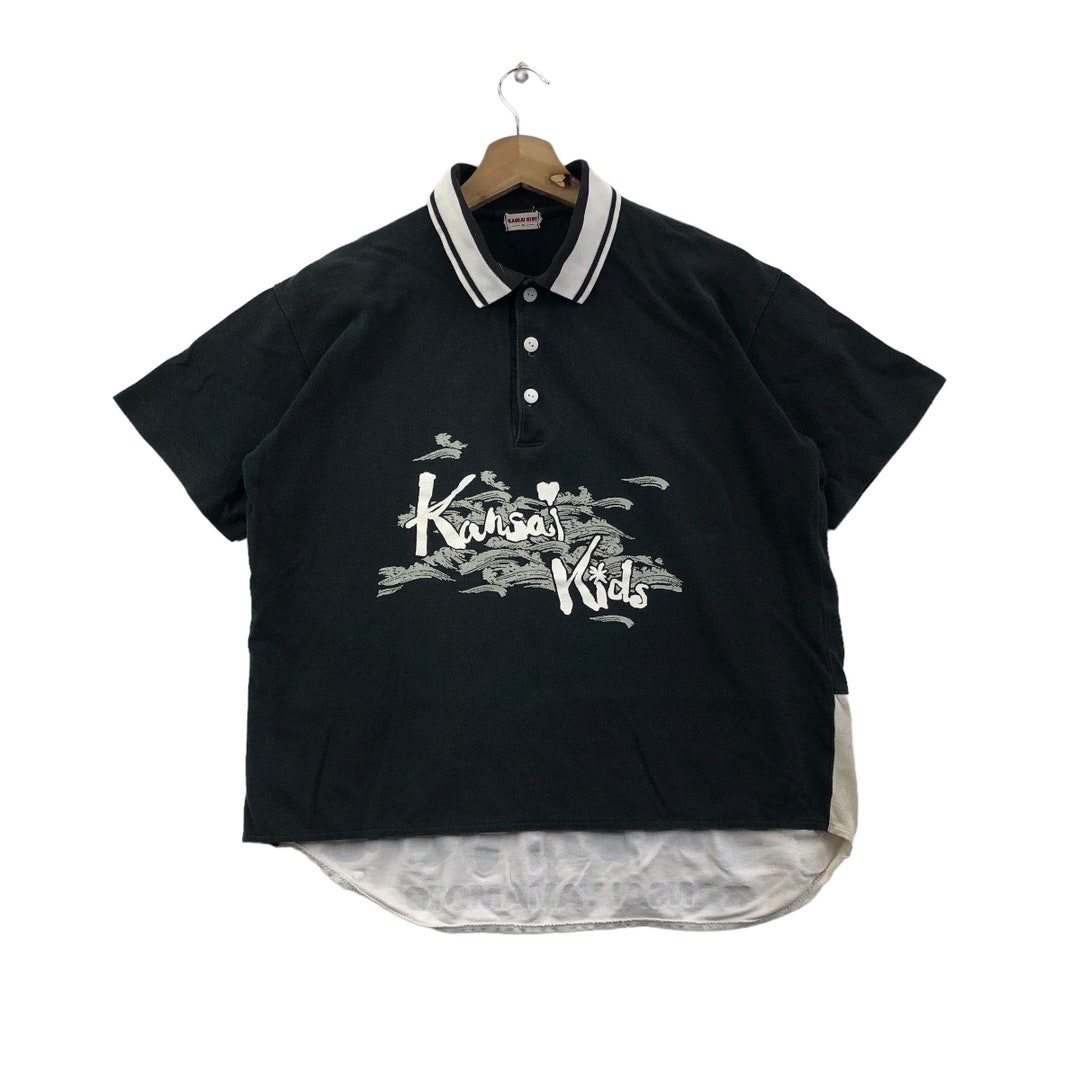 Vintage Japanese Brand KANSAI KIDS ARTWORK Polo Shirt - Etsy
