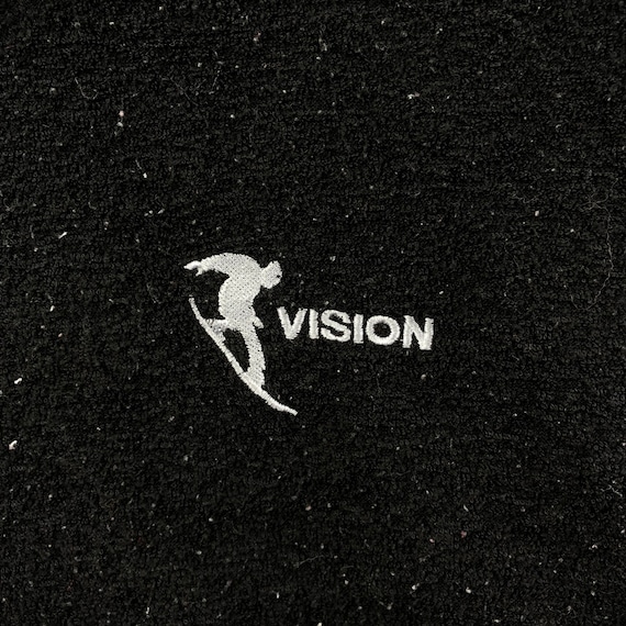 Vintage VISION STREET WEAR Snowboard Logo Light Fleec… - Gem