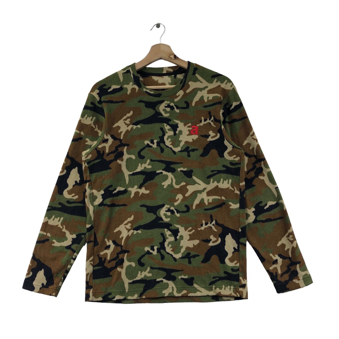 UT X ANDY WARHOL Pop Art Camo Army Fleece Jumper - Etsy