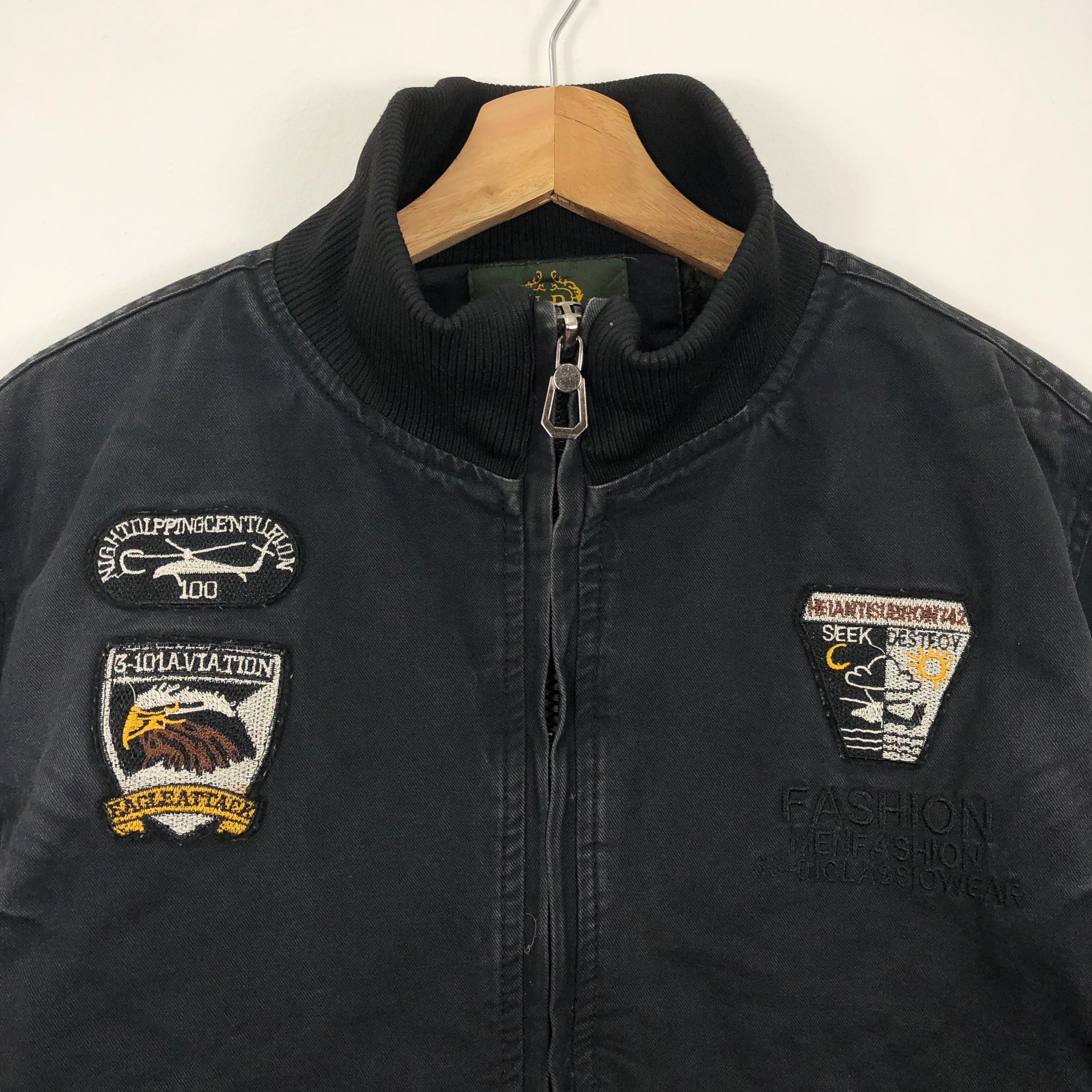Vintage US ARMY AIRBORNE Aviation Eagle Bomber Jacket - Etsy