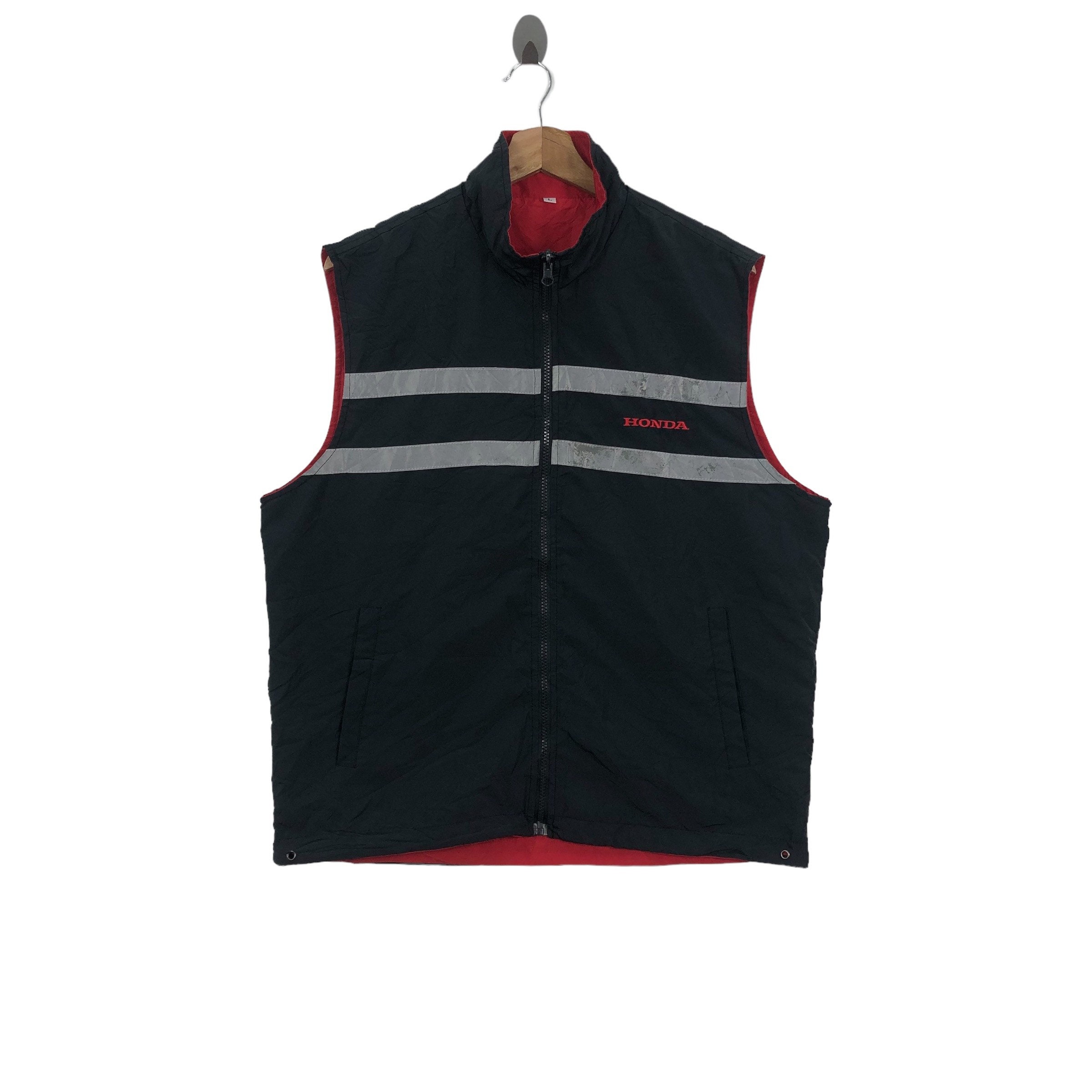 Vintage HONDA MOTORSPORT Light Vest Jacket - Etsy