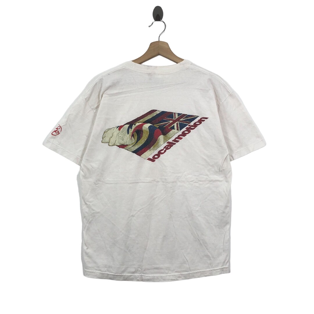 Vintage LOCAL MOTION SURFING Uk Logo Surfwear T-shirt - Etsy