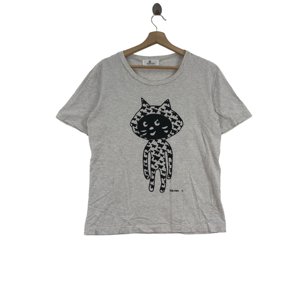 By Kazuaki Takashima Vintage Né-net ISSEY MIYAKE Cat Logo T-shirt - Etsy