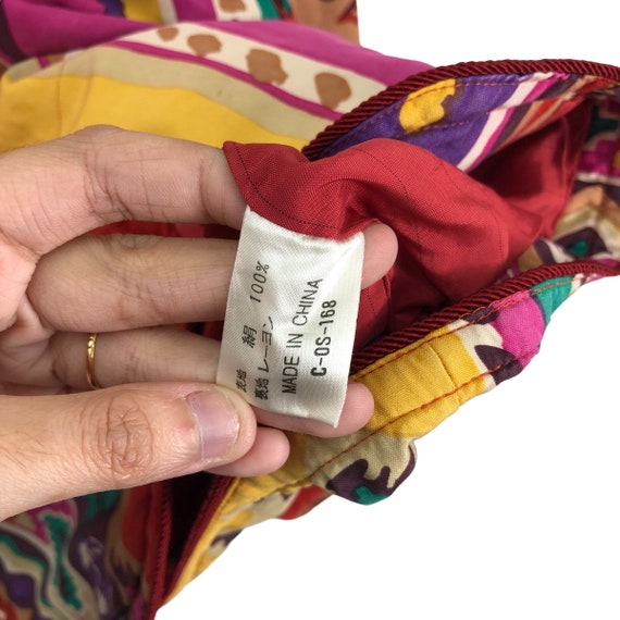 Vintage LANCETTI CASA RAINBOW Baja Poncho Jacket - Gem