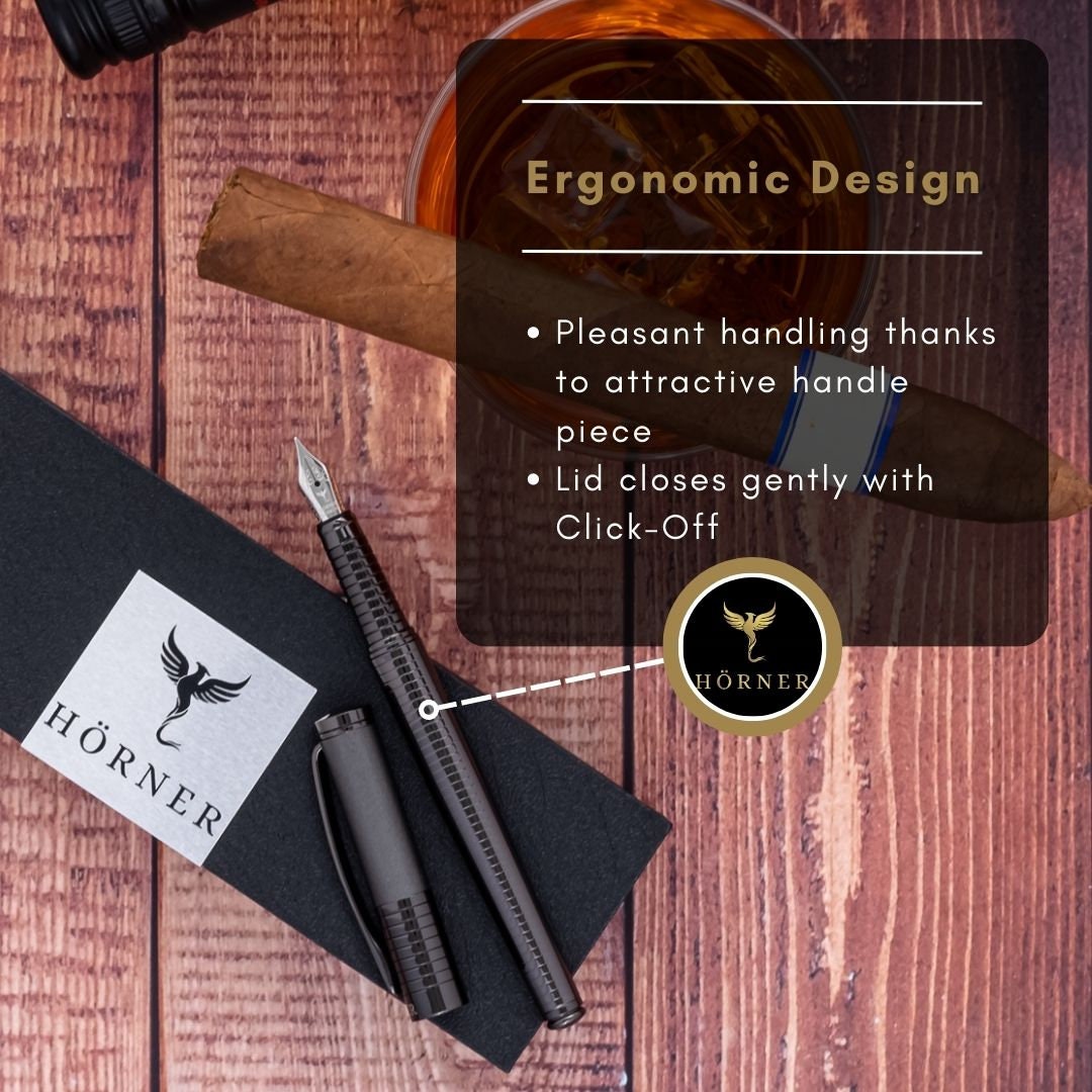 HÖRNER Fortress High-quality Metal Fountain Pen With - Etsy