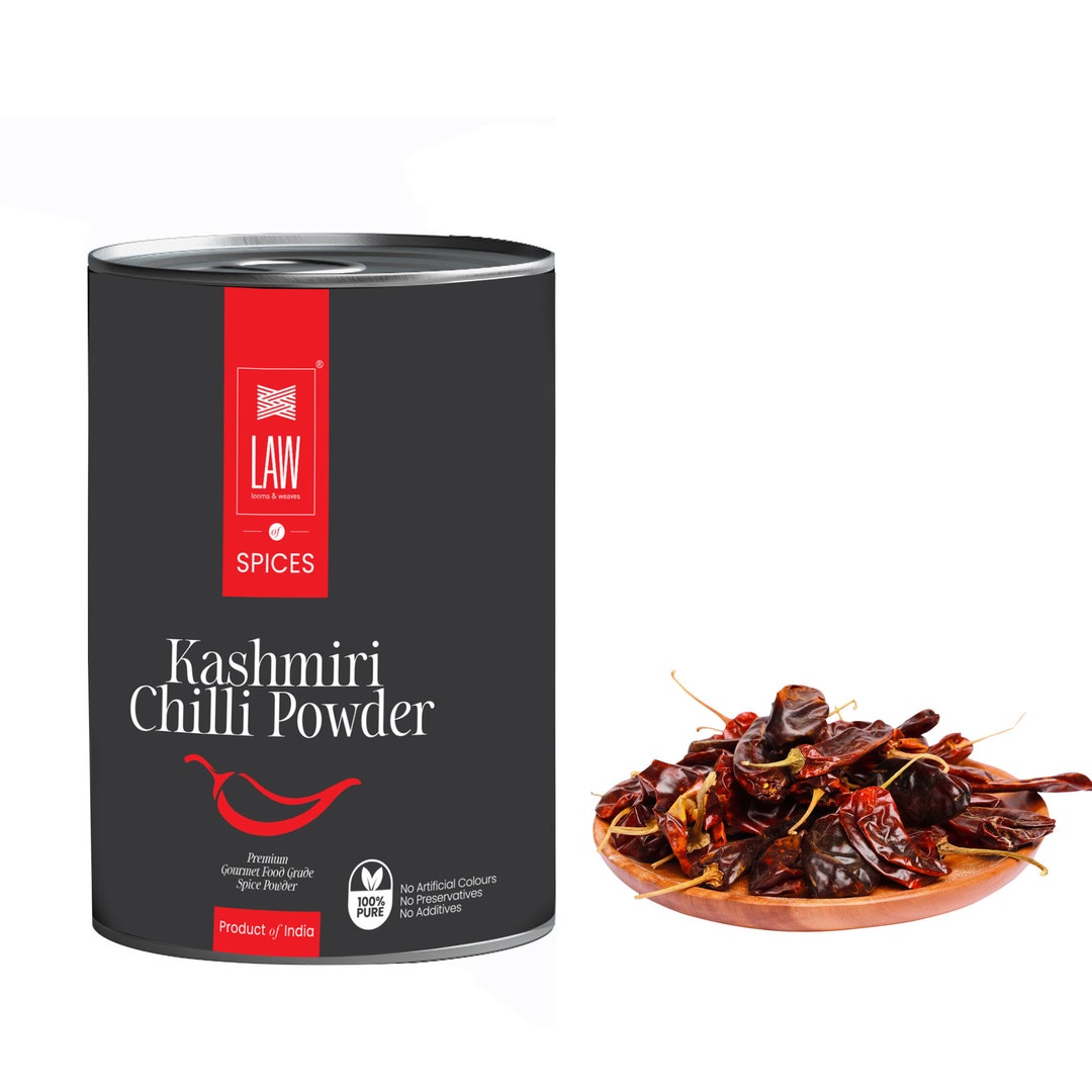 Premium Kashmiri CHILLI POWDER 250g Chilli Powder Nature - Etsy