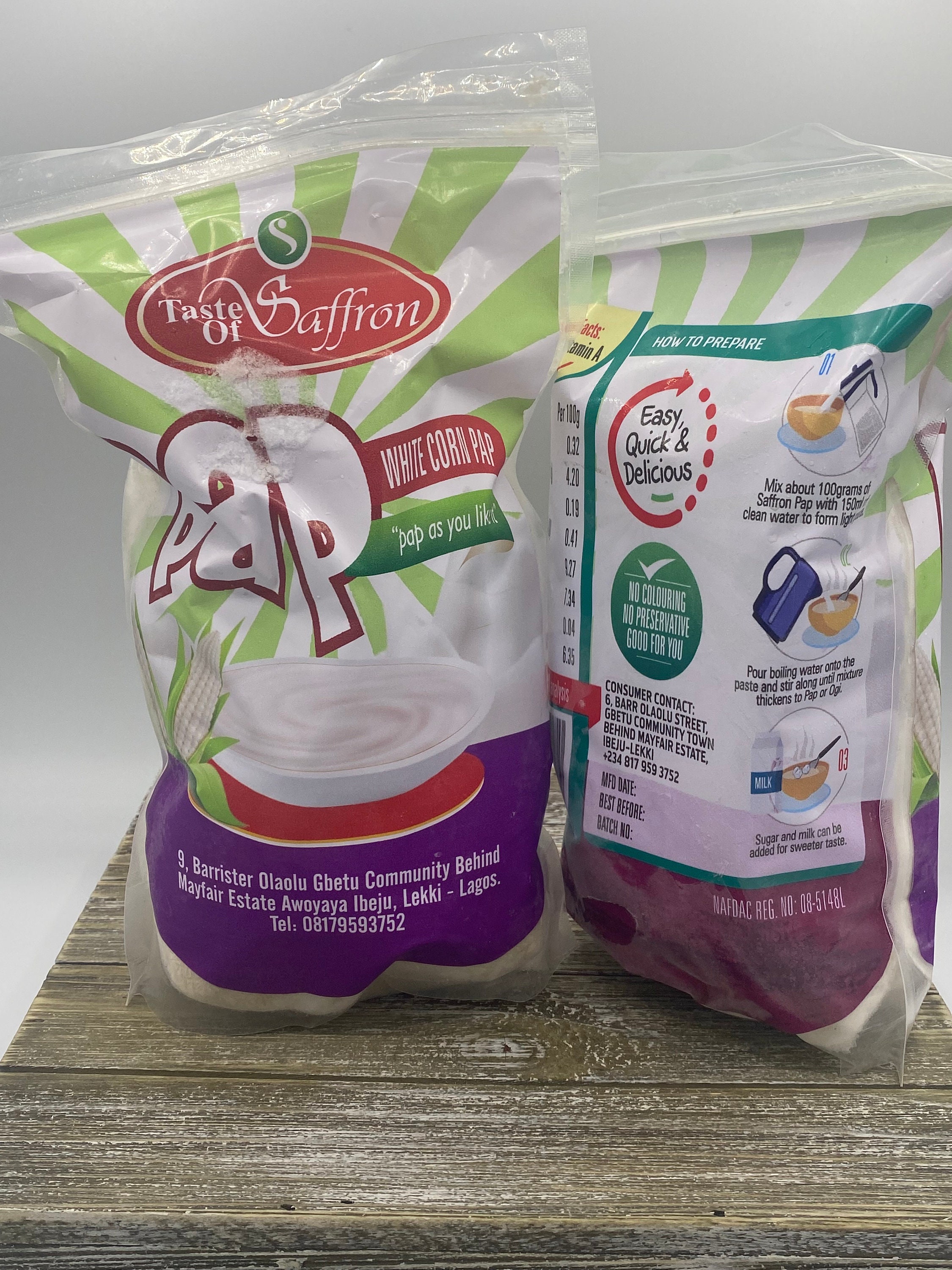 Nigerian Homemade Ogi. Frozen Pap. White Pap. Akamu. Ogi. White Corn ...