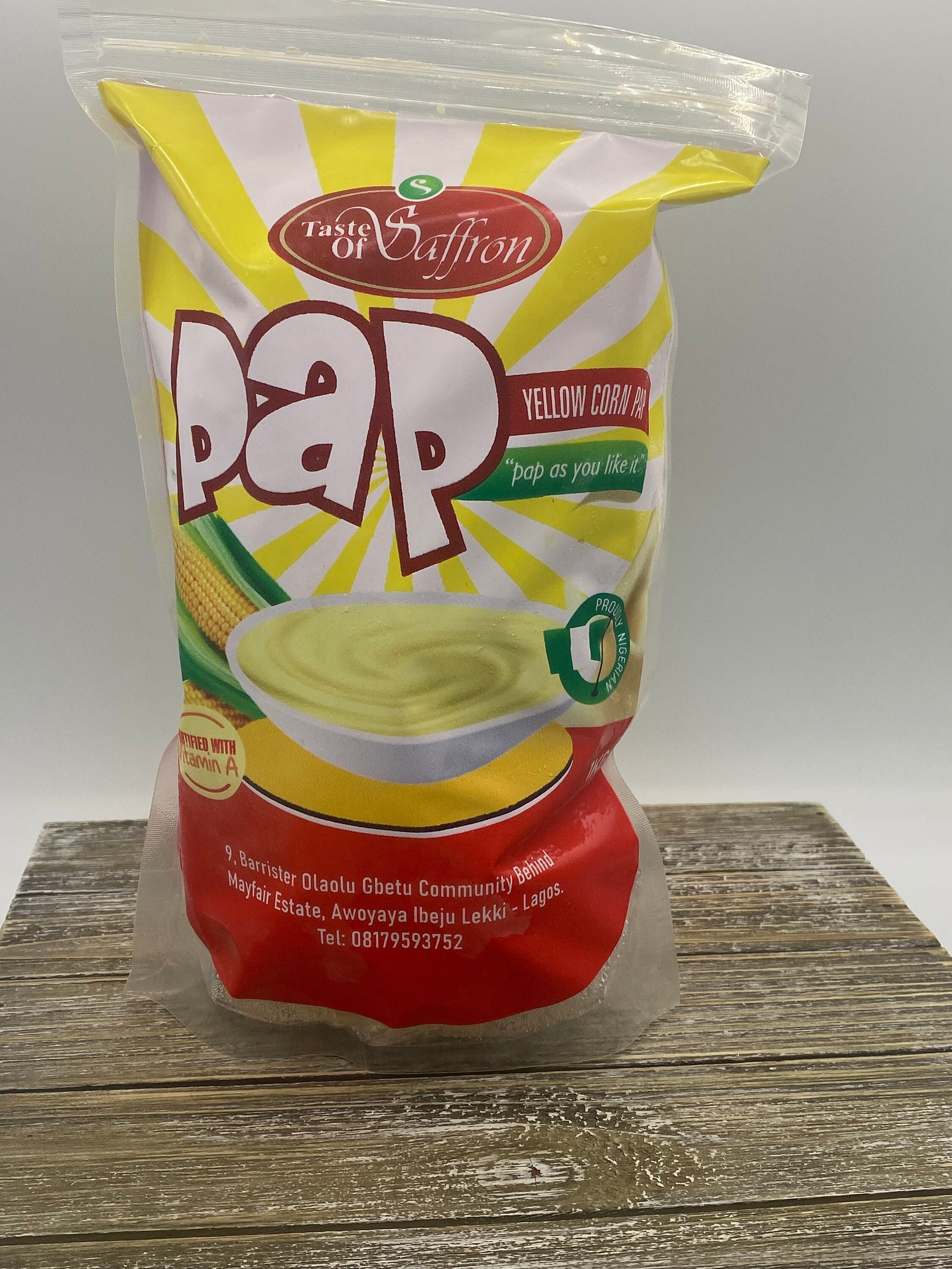 Nigerian Homemade Ogi. Frozen Pap. Fresh Yellow Pap. Ogi. Akamu. Koko ...