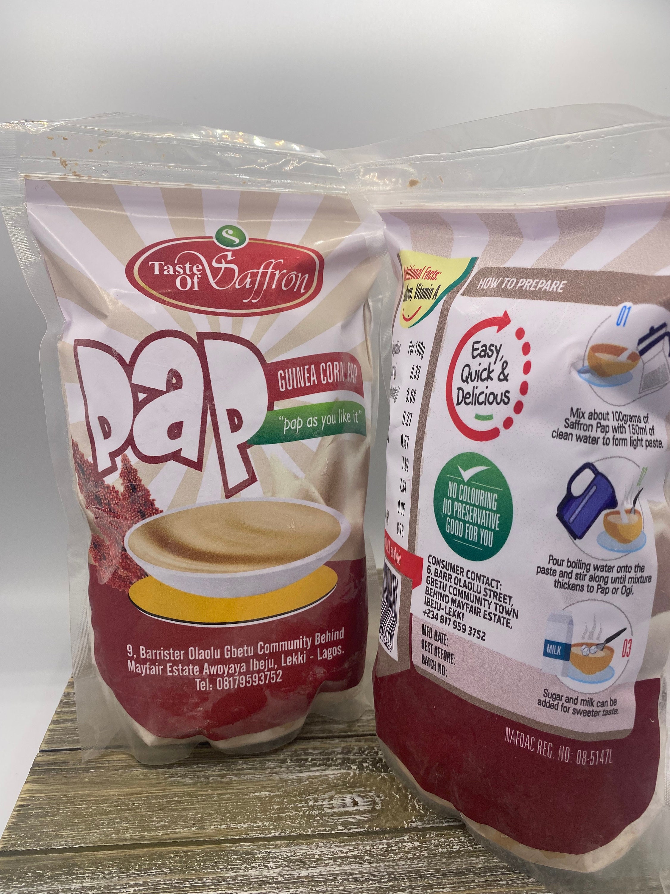 Nigerian Homemade Ogi. Frozen Pap. Fresh Brown Pap. Ogi. Akamu. Koko - Etsy