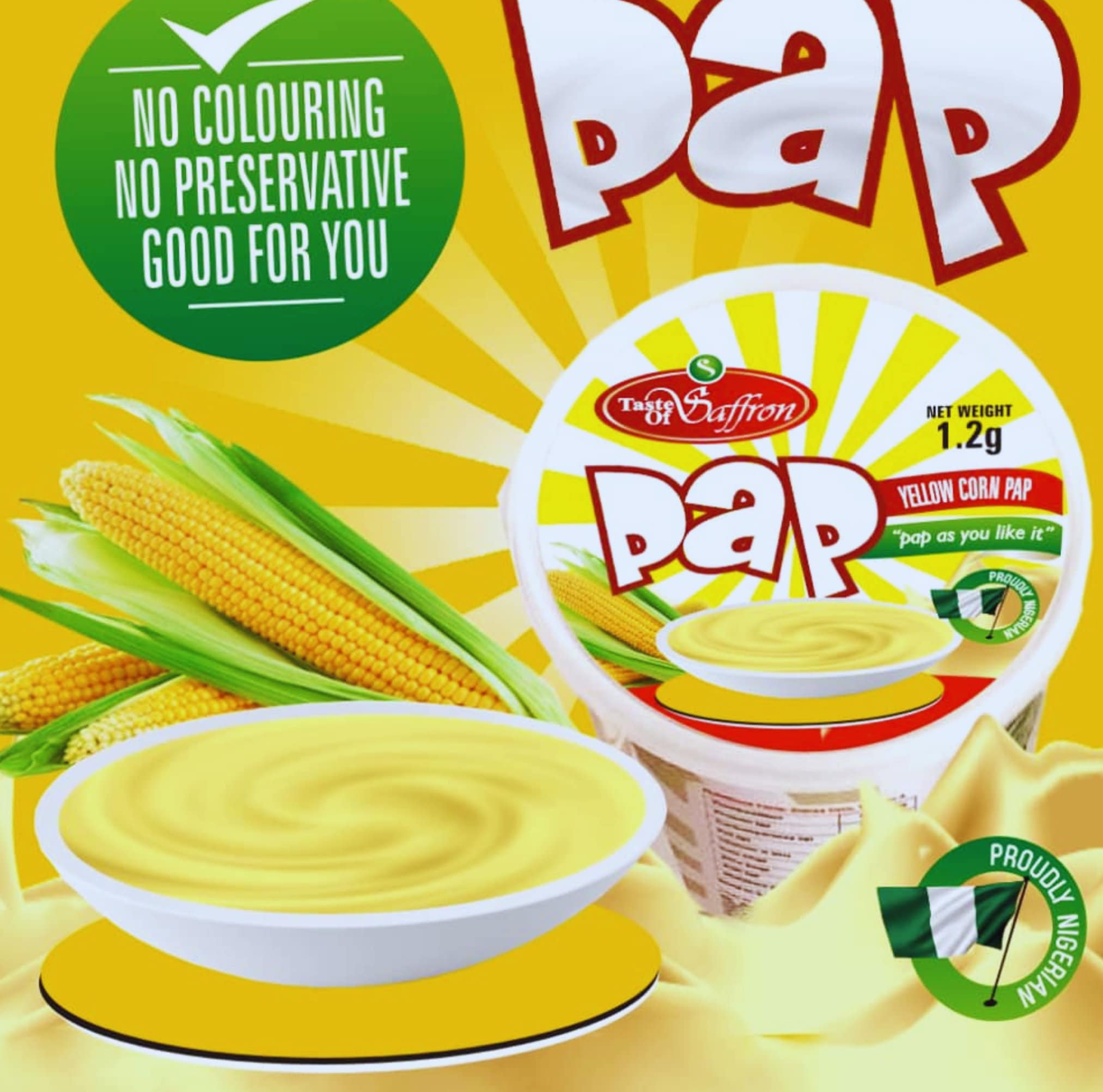 Nigerian Homemade Ogi. Frozen Pap. Fresh Yellow Pap. Ogi. Akamu. Koko ...