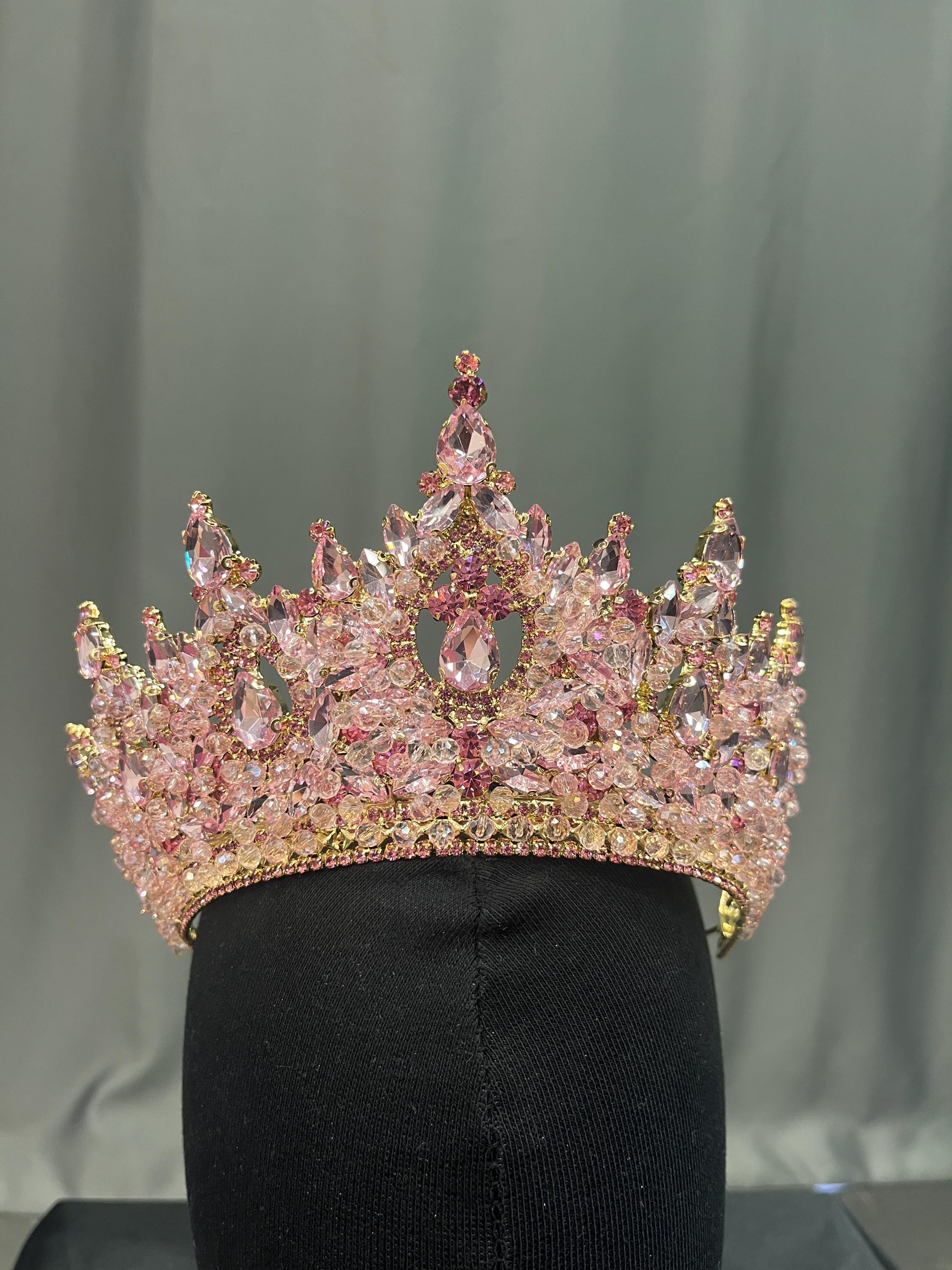 Gold Quinceanera Crown, Bridal Tiara, Wedding Crown, Gold Crown ...